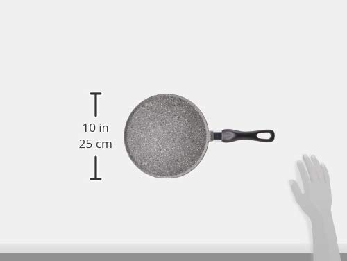 Mopita 24cm/9.45" Non-Stick Cast Aluminum Crepe Pan, Medium, Grey