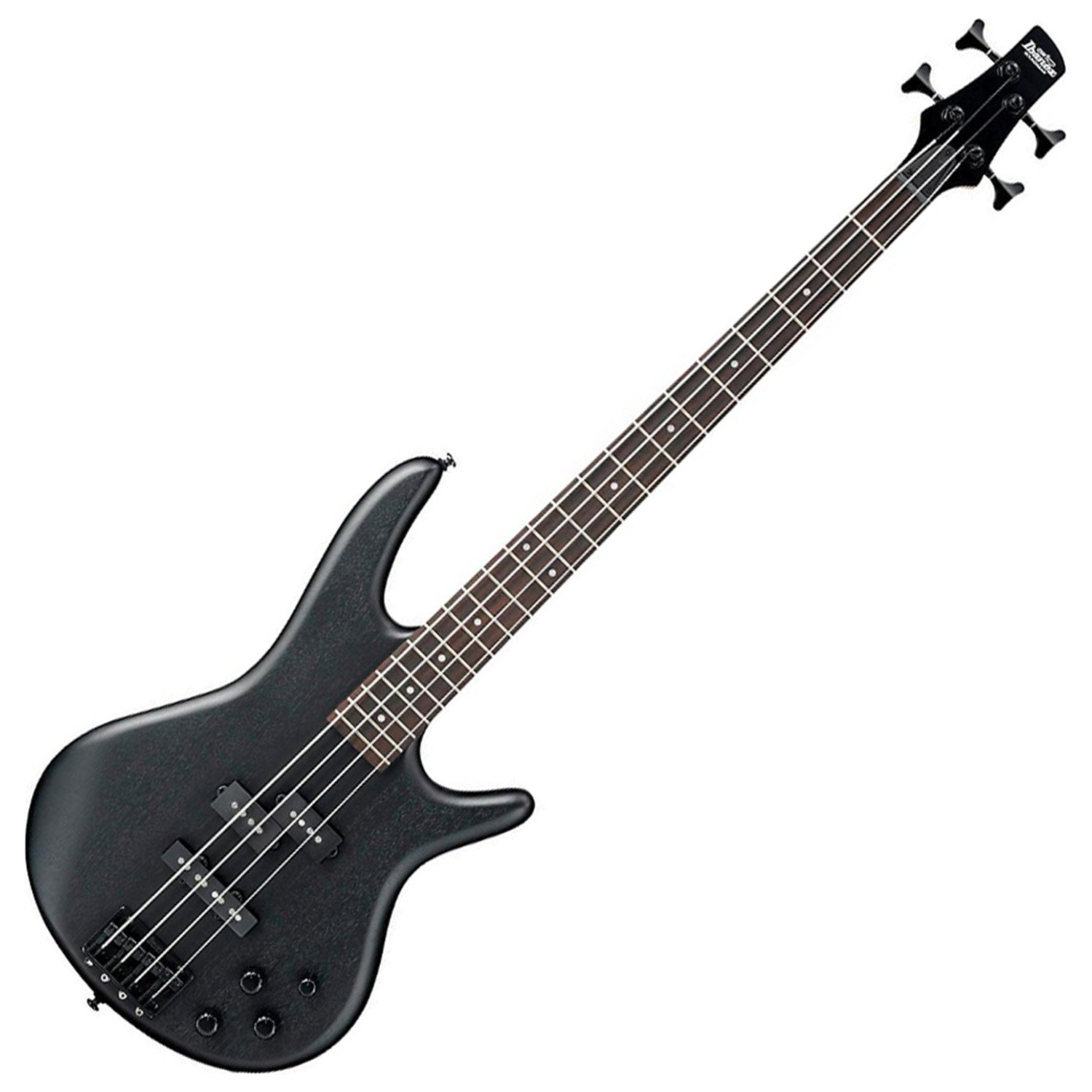 Ibanez 4 String Bass Guitar, Right Handed, Weathered Black (GSR200BWK)