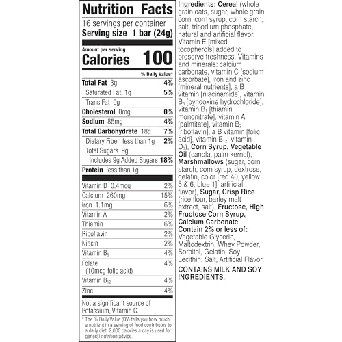 Lucky Charms Marshmallow Value Pack St. Patrick's Day Cereal Treat Bars
