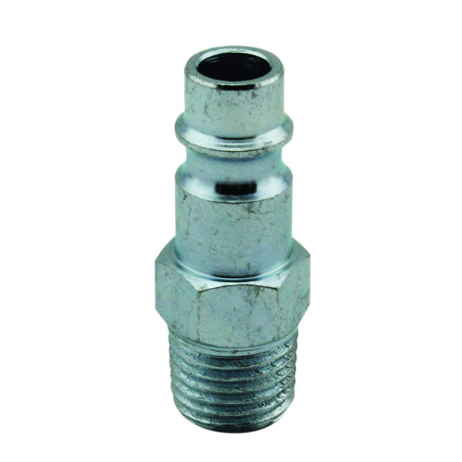 Milton S-760-1 1/4" MNPT V Style High Flow Steel Plug - Pack of 2