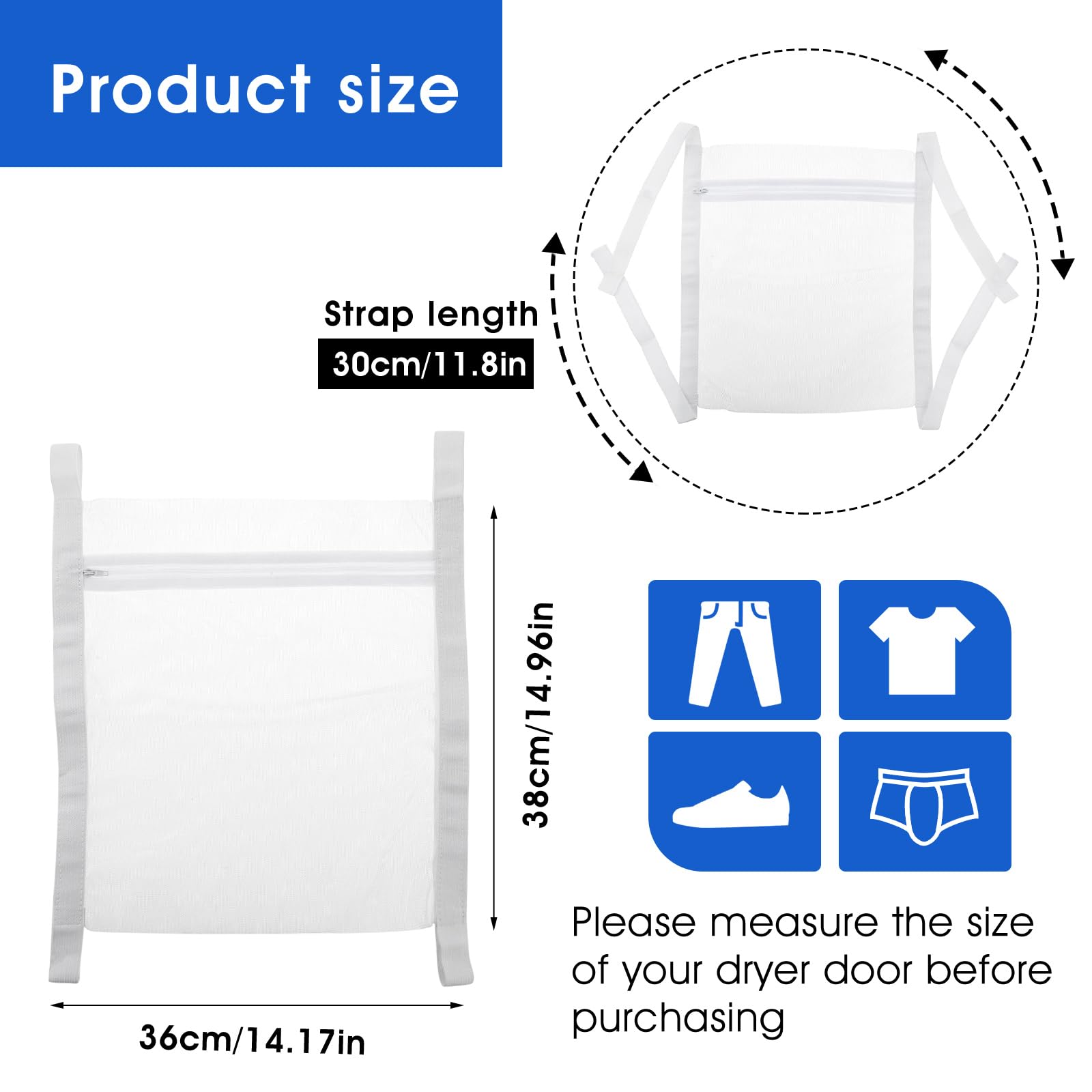 Shoe Washing Machine Bag,Mabor Mesh Washing Bags for Laundry,Reusable & Promotes Quick Drying,Laundry Bags Accessories for Men Women Home Dormitory