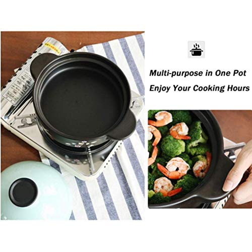 MYYINGBIN Moroccan Tagine Pot Ceramic Slow Cooker Suitable for Oven Microwave Oven Gas Stove Electric Ceramic Stove, 1.5 Liter, Pink