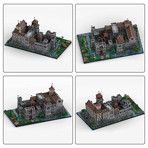 Ottima Medieval Castle Large Model, MOC-131299 Street View Modular Architectural Building Bricks Compatible with Lego Architecture - 112644Pcs