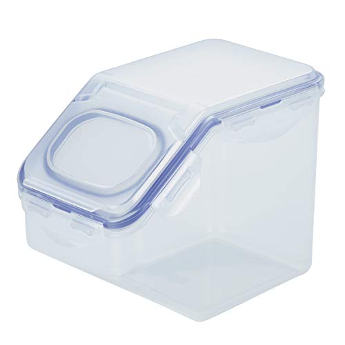 LOCK & LOCK Easy Essentials Food Lids (Flip-top) / Pantry Storage Containers, BPA Free, Top-10 Cup-for Snacks, Clear