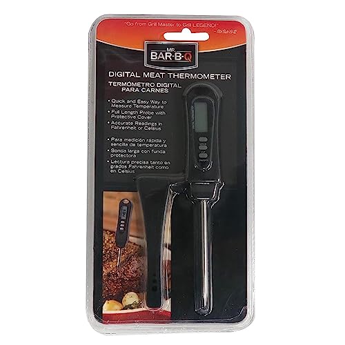 Mr. Bar-B-Q Digital Instant Read Thermometer Home, Black,Small