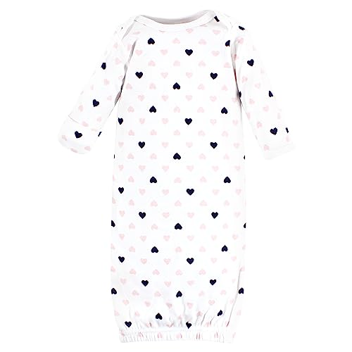 Hudson Baby Unisex Baby Cotton Gowns, Aviation, Preemie/Newborn
