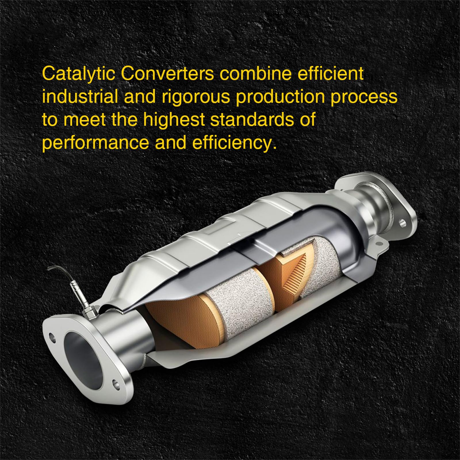 KAX Catalytic Converter Replacement for 2009-2015 OPTIMA 2.4L Replace 17454 Stainless Steeland Ceramic Material Catalytic Converter