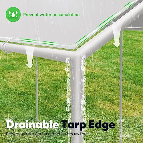 Quictent 10'X20' Heavy Duty Carport Car Canopy Party Tent Boat Shelter