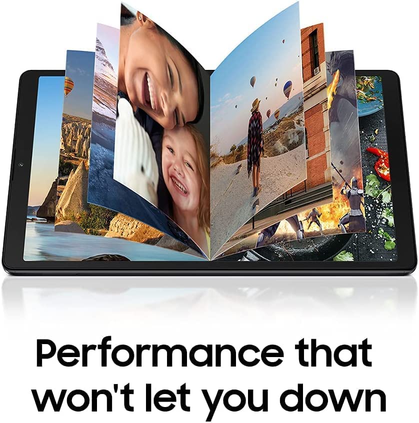 Samsung Galaxy Tab A7 Lite 8.7" 32GB WiFi Android Touchscreen Tablet w/Long Lasting Battery, Compact, Slim Design, Sturdy Metal Frame, Bluetooth, WiFi, US Verson Gray w/128GB Micro SD Card