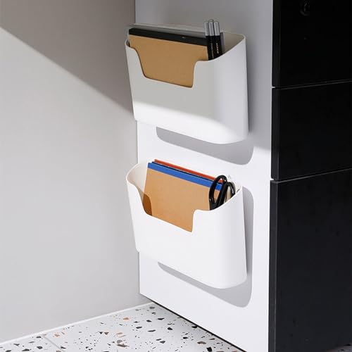 TwhqxjCN Set of 2 Refrigerator Side Shelf Multi Purpose Cabinet Door Storage Rack Space Saving Kitchen Fridge Organizers Box