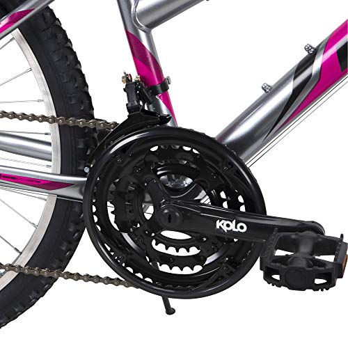 Huffy Mountain Bike Girls Incline 24-inch Bicycle, Pink