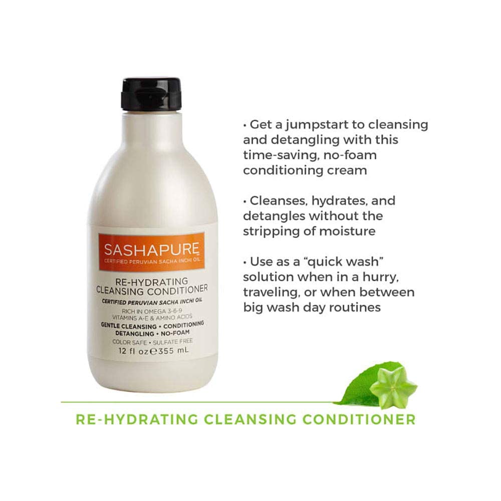 Sashapure Shampoo Conditioner 2022 (Shampoo and Conditioners, Variety Pack)