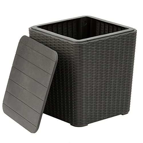 National Outdoor Living SV42-1810220 Arendal Collection All-Weather Storage Deck Box, Brown