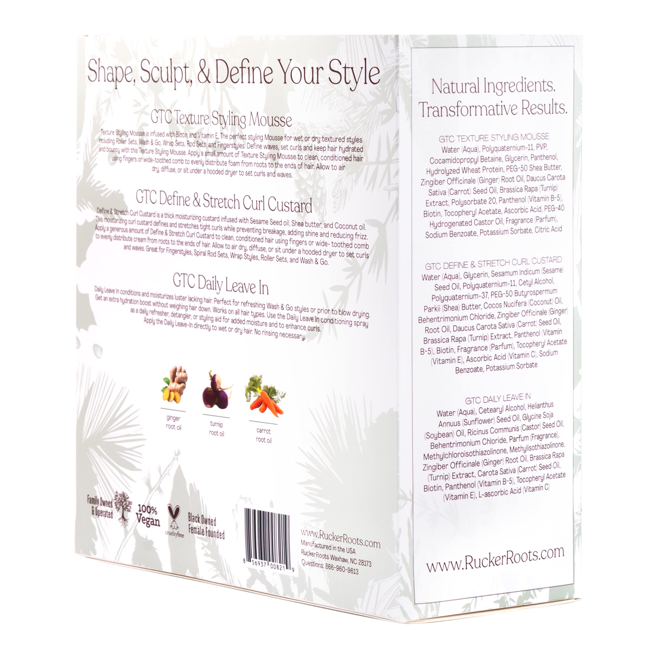 Rucker Roots "Holiday Hair" GTC Gift Set