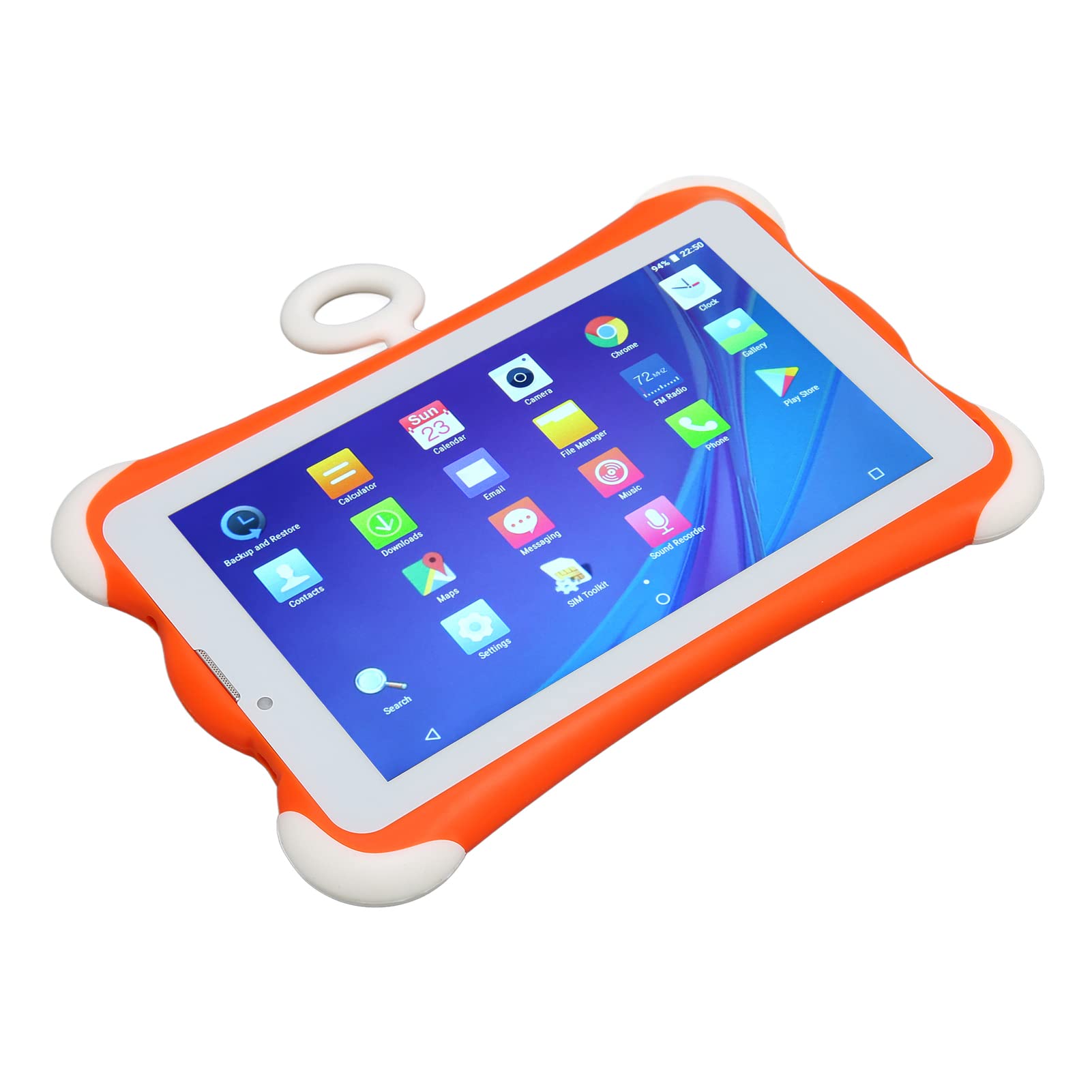Kufoo Kids Tablet, 7 Inch 1280x800 100‑240V WiFi Kids Tablet 128GB Expandable Storage for Watching TV (US Plug)