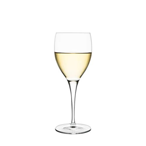 Luigi Bormioli Michelangelo Gold White Wine Stem 12.75oz, Set of 4, 4 Count (Pack of 1),
