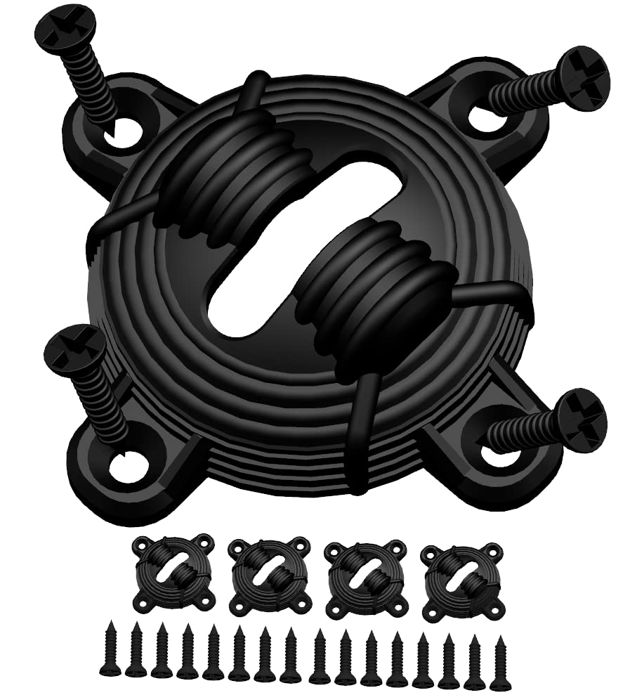 NyVoozy Tonal Accessory Mount, 8pcs Tonal Accessory Storage, Tonal Shelf Clips - Includes Tonal Clips/Mounts/Hooks, Screws - Shelf NOT Included