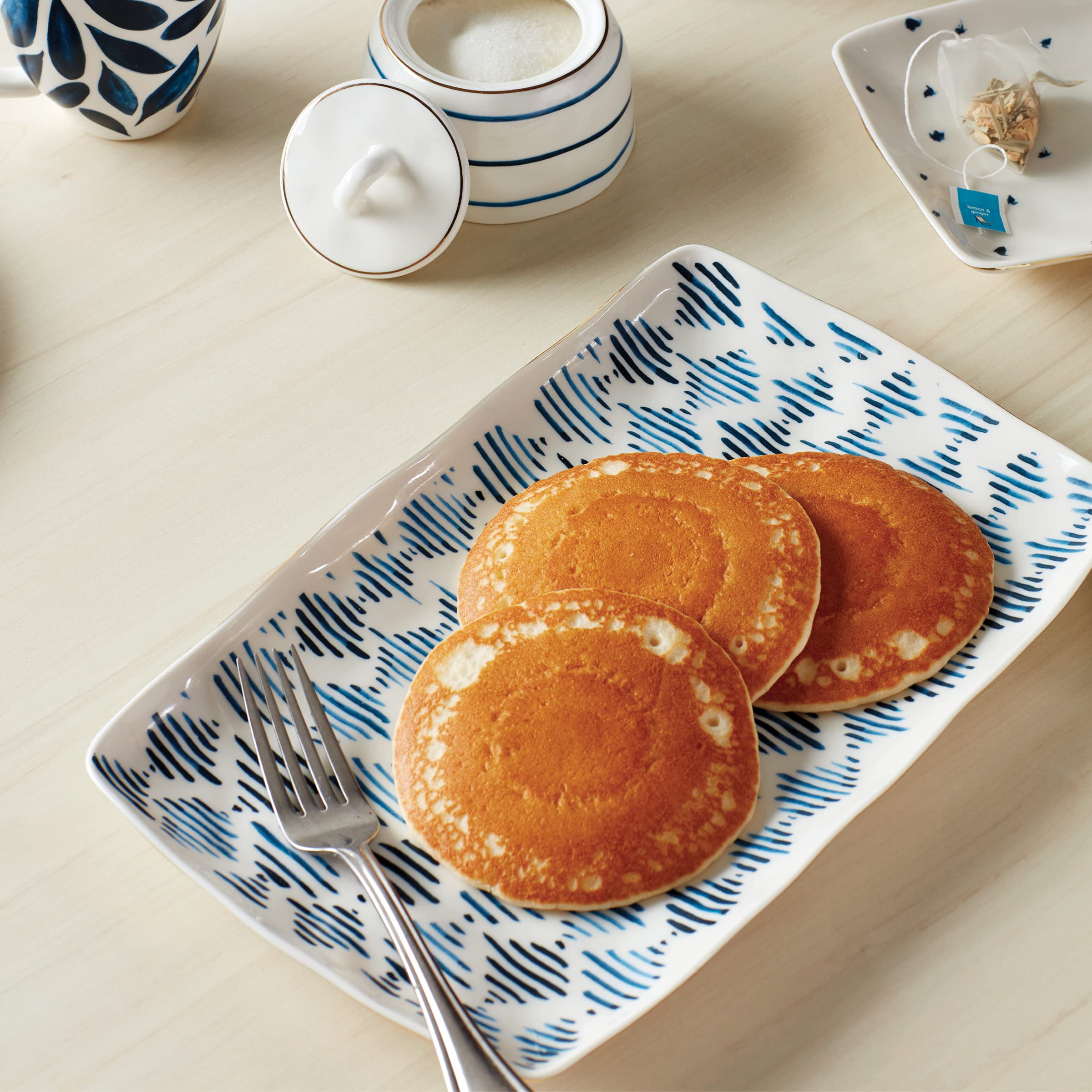 Lenox Blue Bay 2-Piece Nesting Platter Set, 2.87