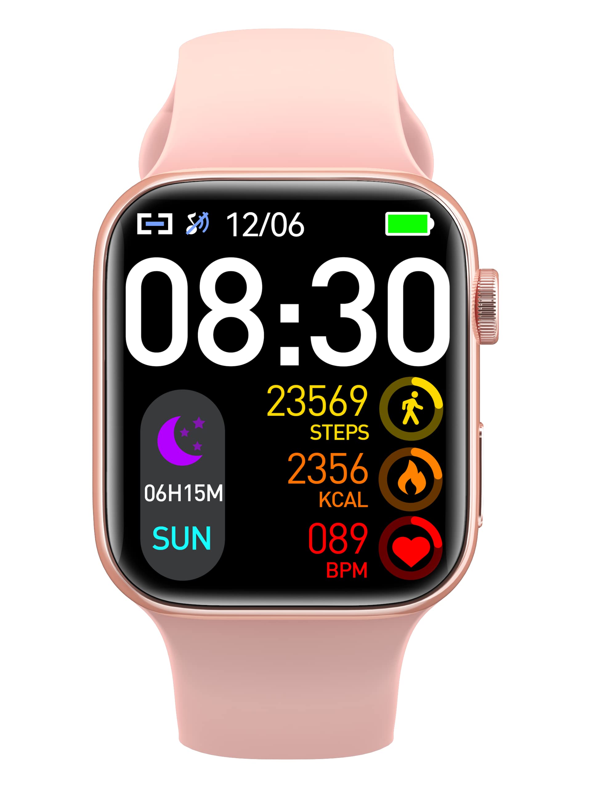Smartwatch T 900 Music Control Multiple Sports Modes reloj inteligente Smart Watch T900 (Pink)