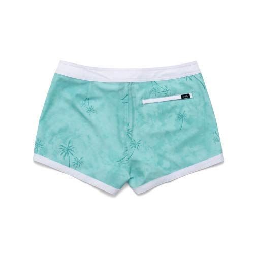 Huk Women's Tropic Performance Quick-Drying Short with +30 UPF Sun Protection, Seafoam, 14
