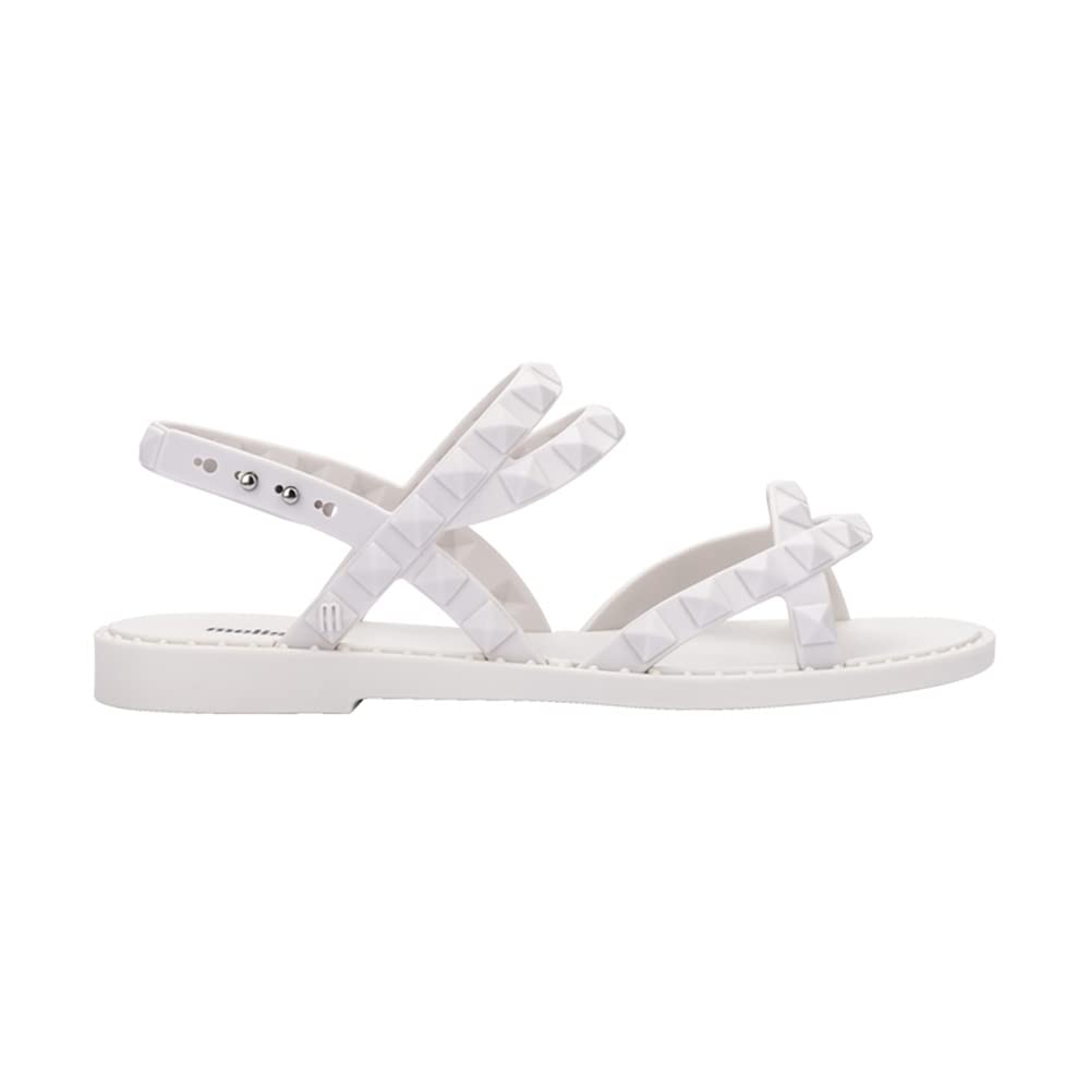 Melissa Womens Lucy Flats Sandals White 7