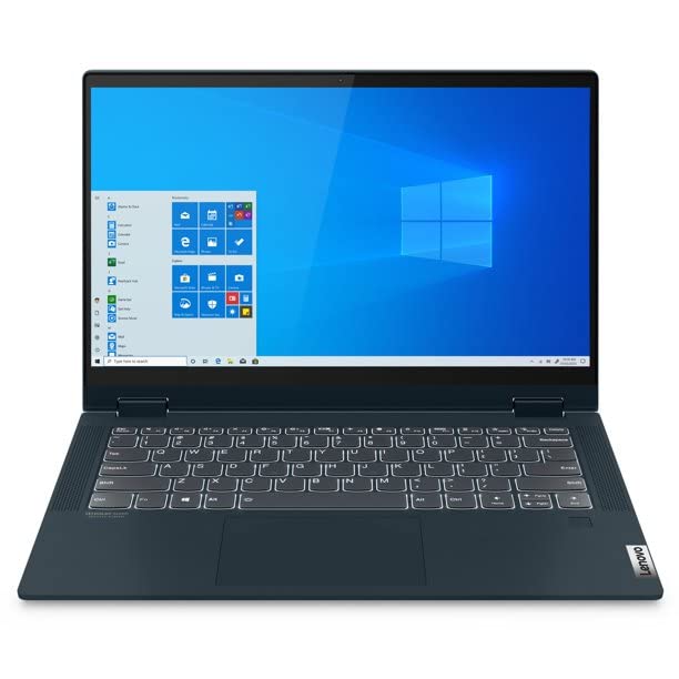 Lenovo Flex 5 14 2-in-1 Laptop, 14.0" FHD Touch Display, AMD Ryzen 5 5500U, 16GB RAM, 256GB Storage, AMD Radeon Graphics, Win 11(Abyss Blue | 256GB SSD)