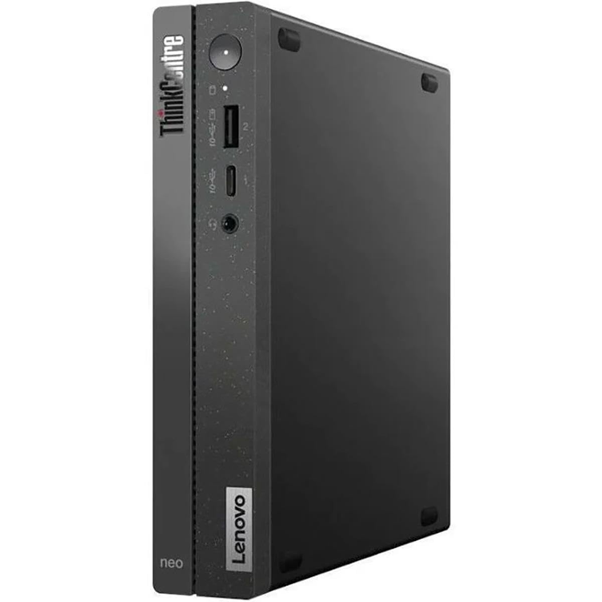 Lenovo ThinkCentre neo 50q Gen 4 12LN000CUS Desktop Computer - Intel Core i5 13th Gen i5-13420H Octa-core (8 Core) - 8 GB RAM DDR4 SDRAM - 256 GB M.2 PCI Express NVMe 4.0 x4 SSD - Tiny - Black