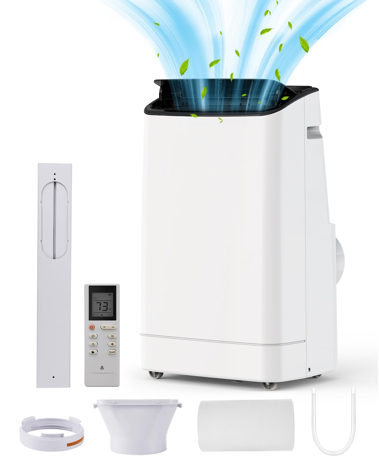 Portable Air Conditioners,14000 BTUs Portable AC Small Personal Air Cooler,Quiet Mini Fast Cooling Cools Up to 700 Sq.Ft 3-IN-1 AC Unit with Remote Control& Installation