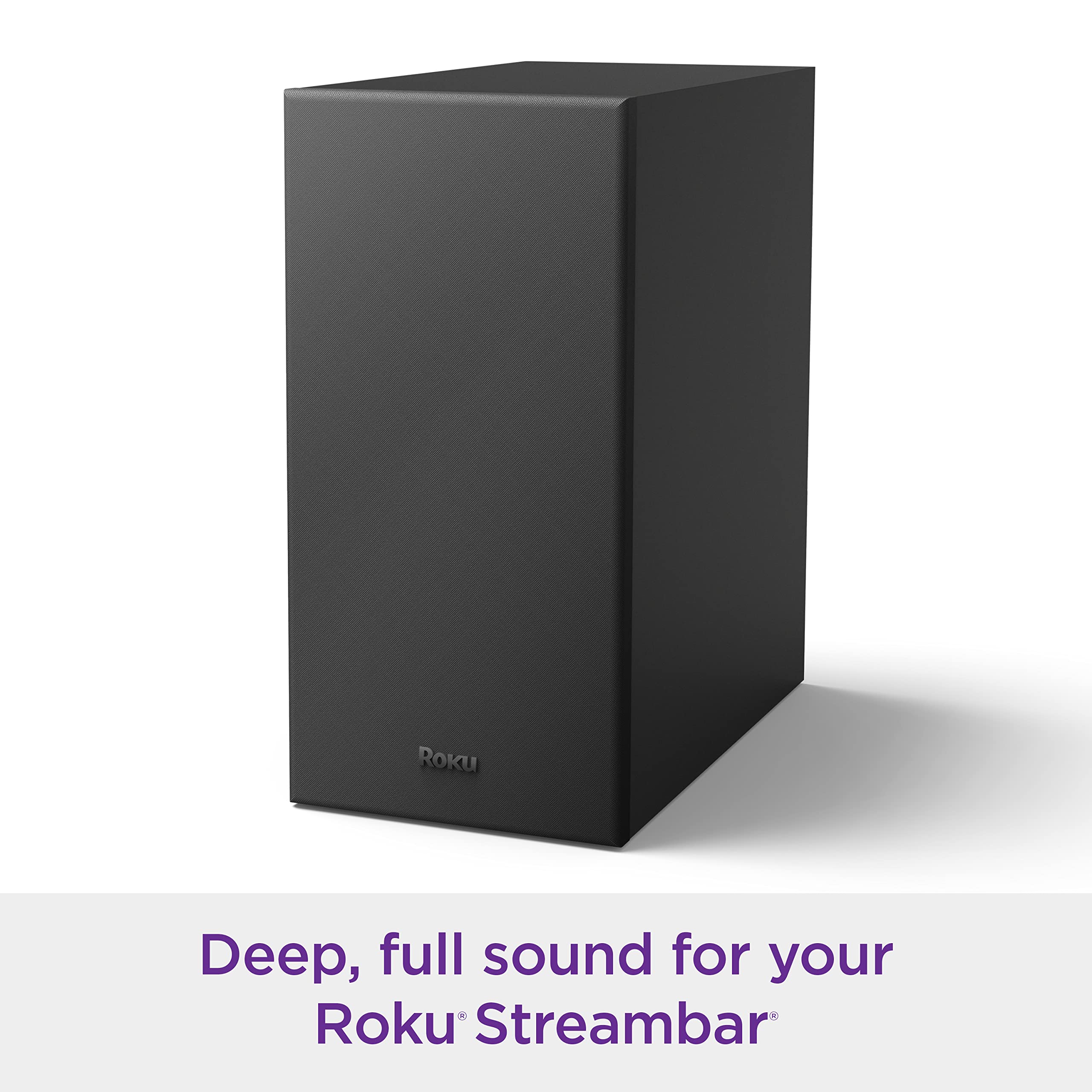 Roku Streambar, 4K/HD/HDR Streaming Media Player & Premium Audio, All In One, Includes Roku Voice Remote + Roku Wireless Speakers + Roku Wireless Bass