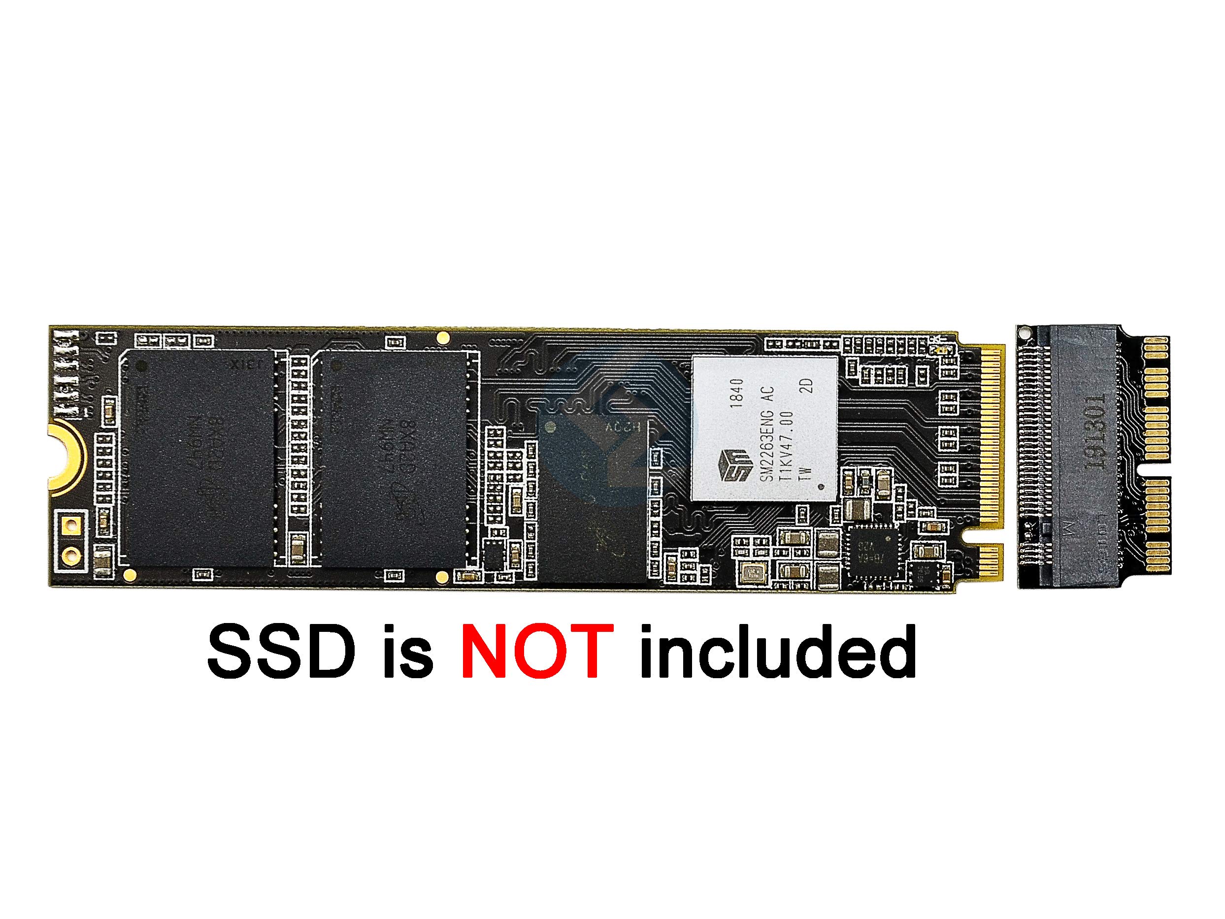 L2 - NGFF M.2 NVME SSD Adapter Card Upgraded Kit for Apple MacBook Air 11" A1465 13" A1466 2013 2014 2015 MacBook Pro 13" A1502 2013 2014 2015 MacBook Pro 15" A1398 Late 2013 2014 2015