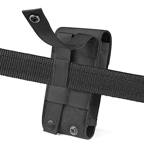 Urvoix Army Camo Molle Bag for Mobile Phone Belt Pouch Holster Cover Case Size L, with Patches