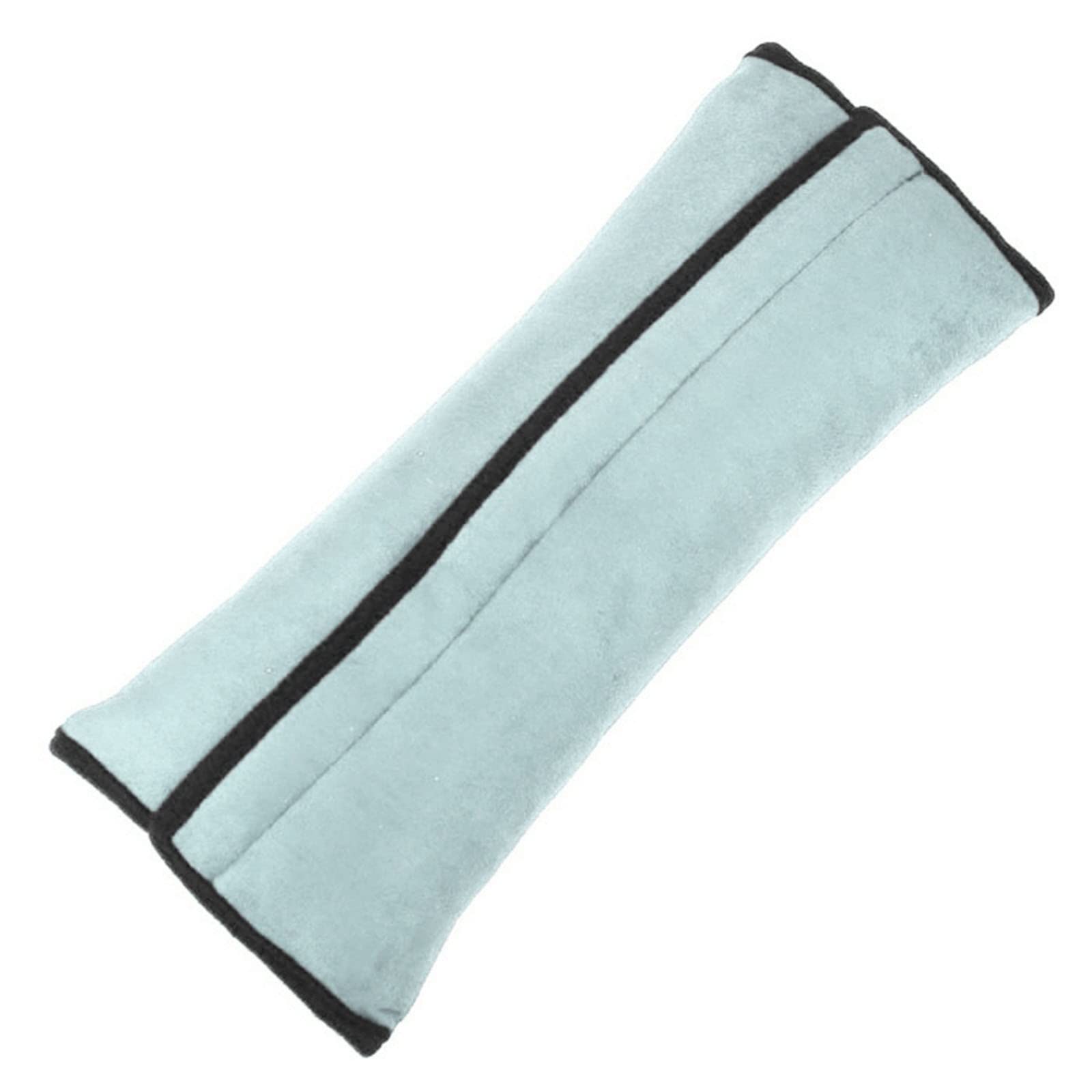 Premium Super Soft Seatbelt Covers for Kids, Adjuster, Headrest Hooks Bundle! Car Seat Strap Head Neck Support, Belt Cushion Kids and Adults Blue One Size