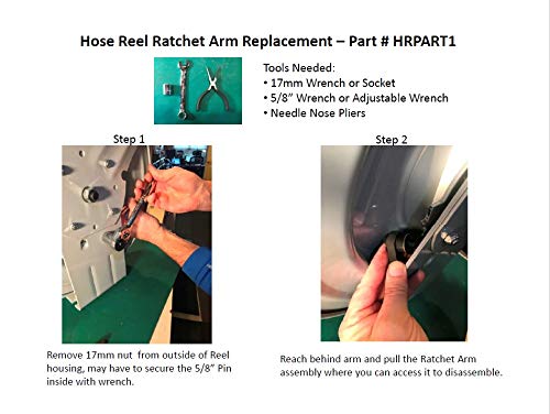 Primefit HRPART1 Locking Cam and Spring assembly - Replacement part for Primefit HRRUB380503 Air Hose Reel