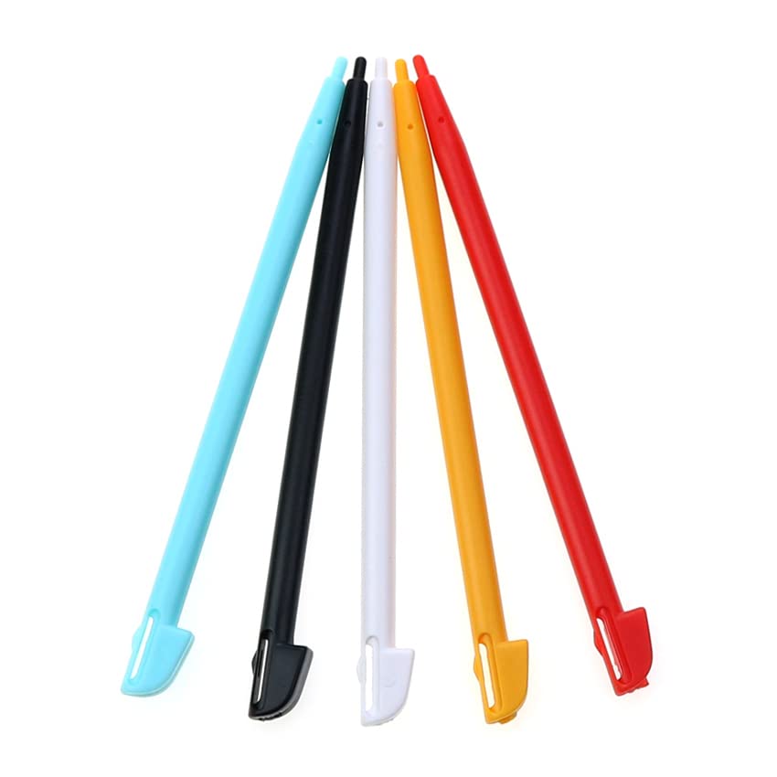 Plastic Touch Stylus Screen Touch Pen Replacement Kit for Wii U WIIU Gamepad Console (Red)