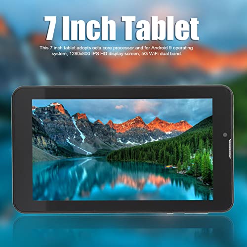 PUSOKEI Kids Tablet,7 inch Tablet for Childs 2GB RAM 32GB ROM Android 10 Toddler Tablet with Bluetooth,WiFi,Dual Camera,Educational,Games,3500mAh Battery,Birthday Gift(Black)