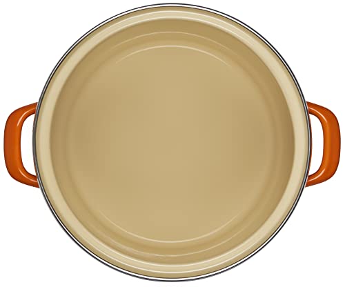 Le Creuset Enamel On Steel Stockpot, 8 qt., Flame