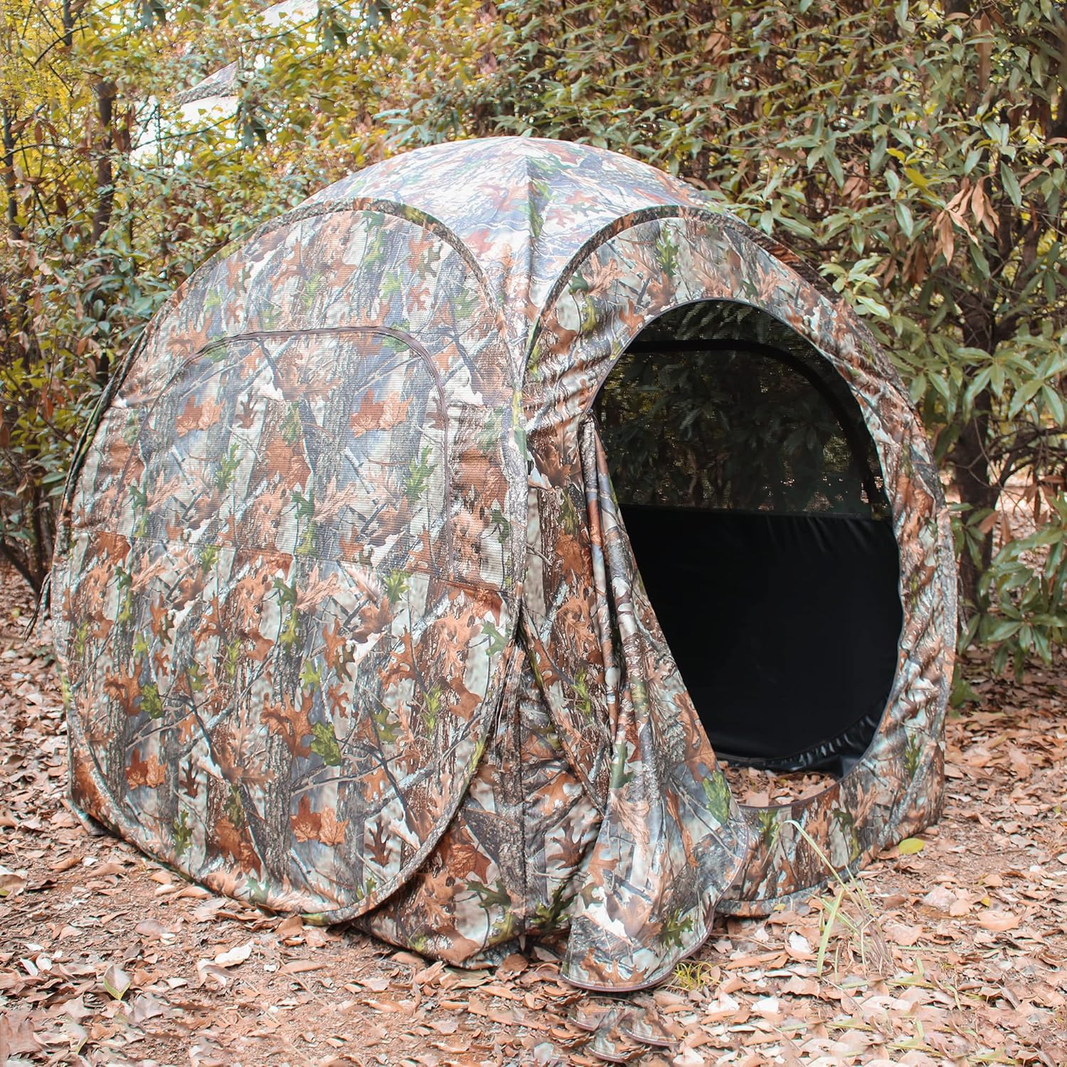 Hunting Blinds and Silent Hunting Clothes for Men Fleece Lining, Safety Strap Compatible