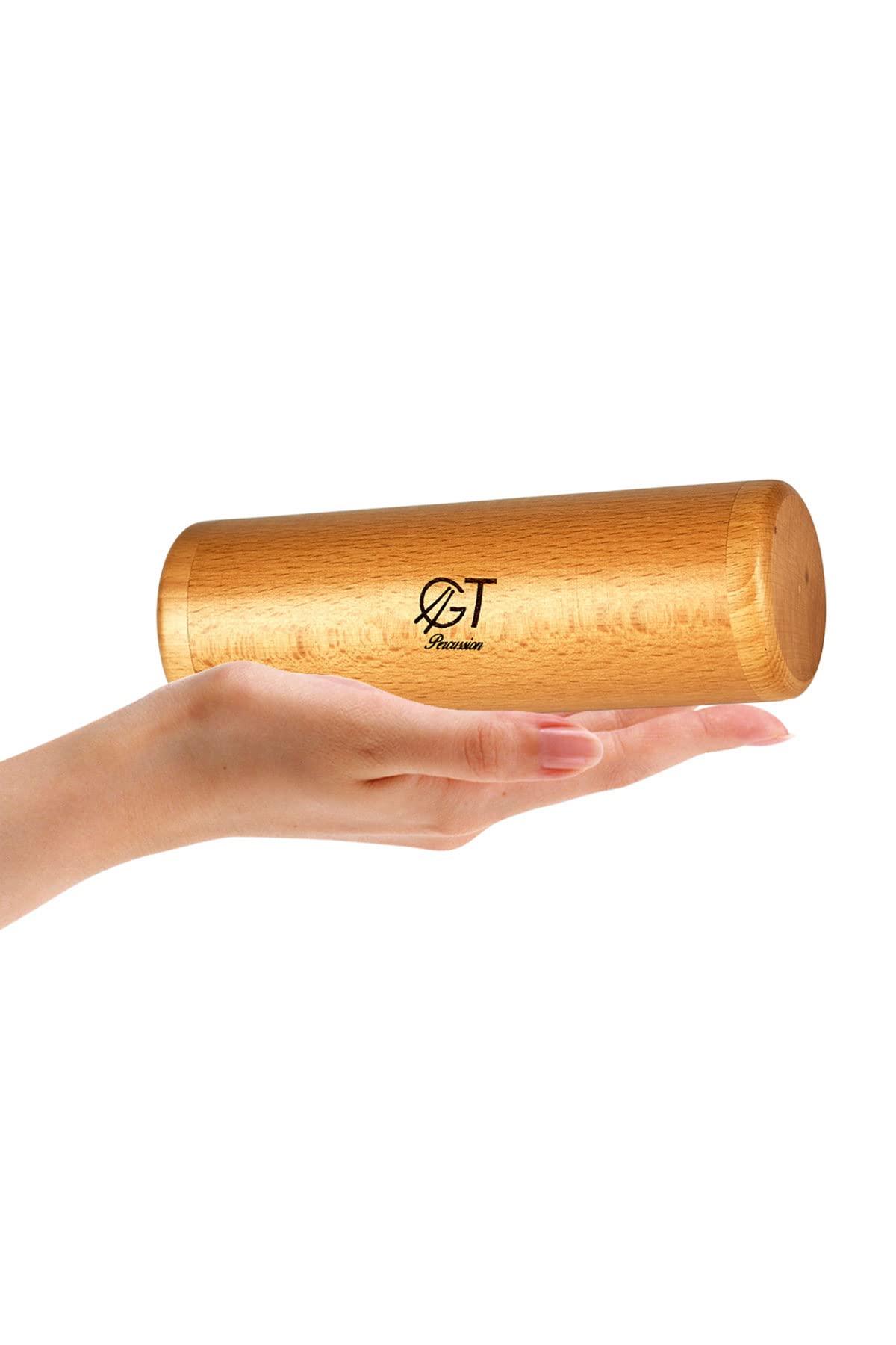 Percussion of Shakers Sand Hammer Percussion Instrument with Shaker Cylinder Sand Shaker Solid Wood Rhythm Musical Percussion Pro Model Natural Handmade