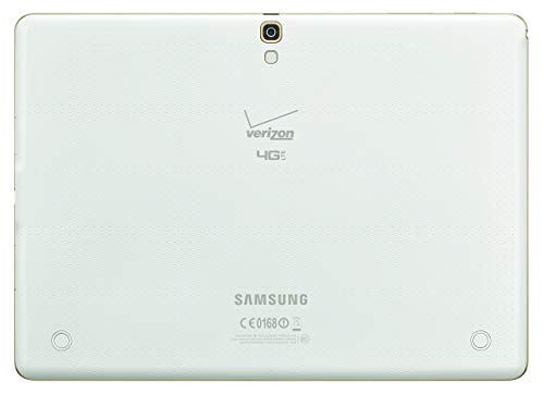 Samsung Galaxy Tab S 10.5 LTE Tablet, 16GB, WIFI + Verizon - Dazzling White (Renewed)
