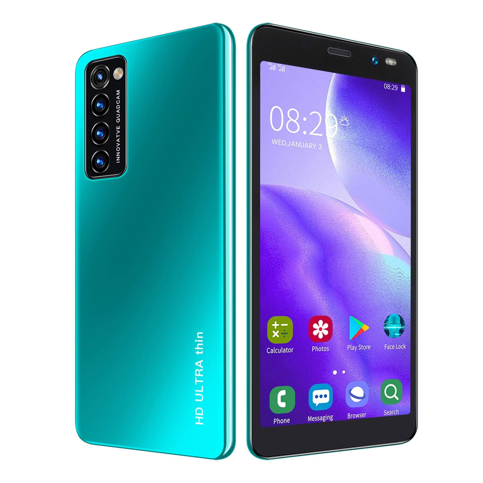 LANDVO Rino4 Pro 5.45 Inch Face Unlock Dual Card Dual Standby Smartphone 512MB + 4GB (Green)