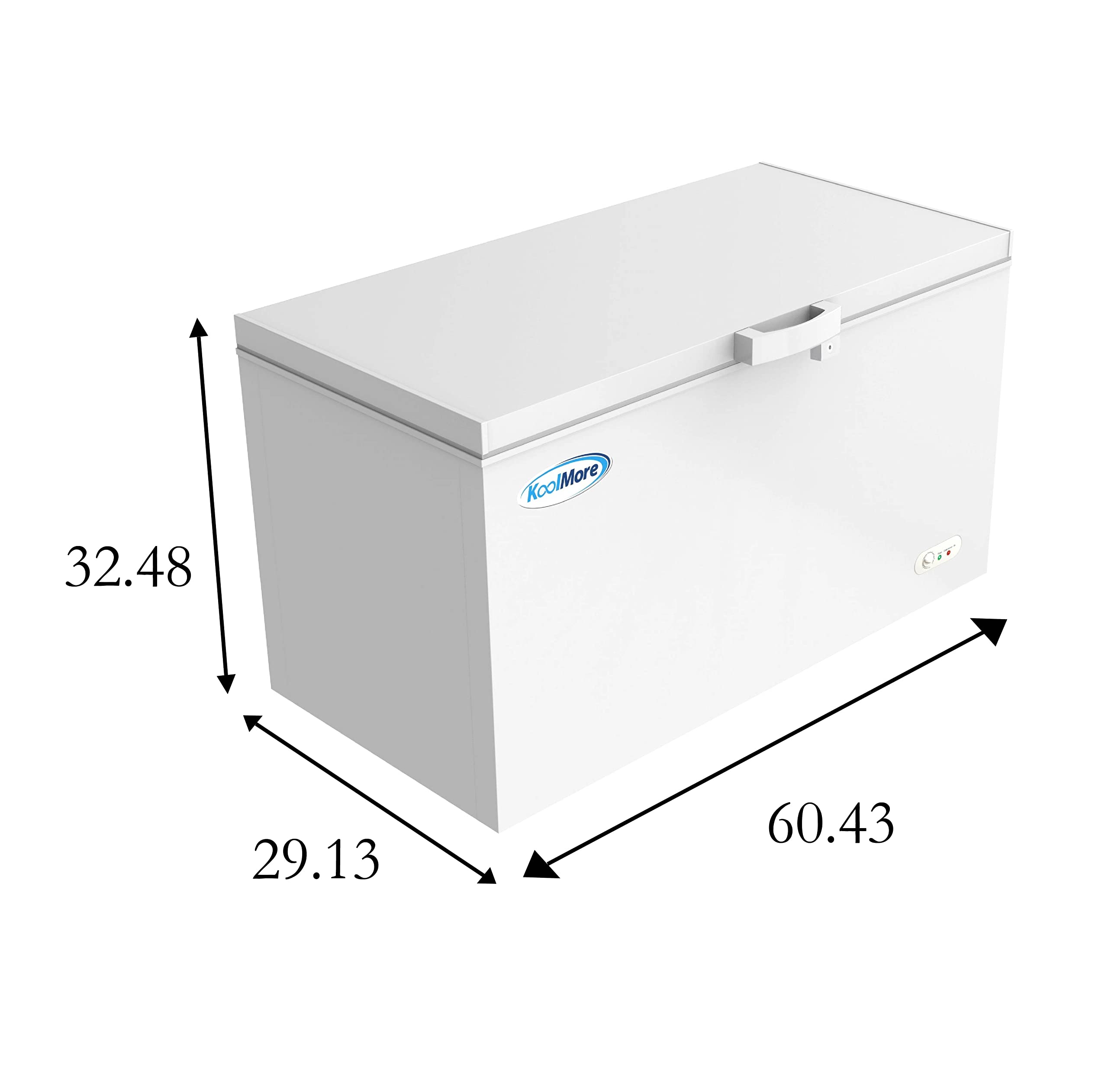 KoolMore SCF-16C Chest Freezer, 16 cu. ft, White