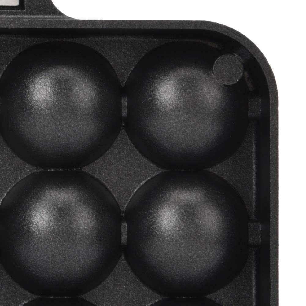 Oubit Takoyaki Grill Pan, 16 Holes Aluminum Non-Stick Grill Pan Plate Cooking Baking Mold Tray for Takoyaki & Round Pancakes Making with Baking Pin