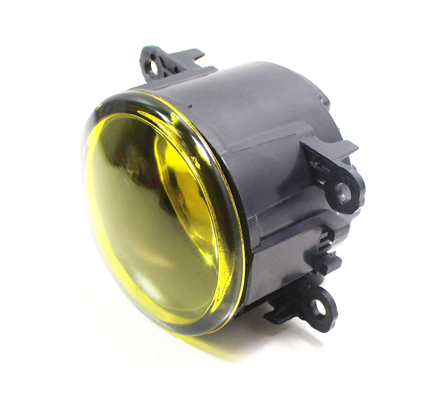 iJDMTOY Pair Selective Yellow Lens Fog Light Lamp Assemblies w/ 55W H11 Halogen Bulbs Compatible with Acura Honda, Compatible with Ford, Compatible WithNissan Subaru Suzuki etc