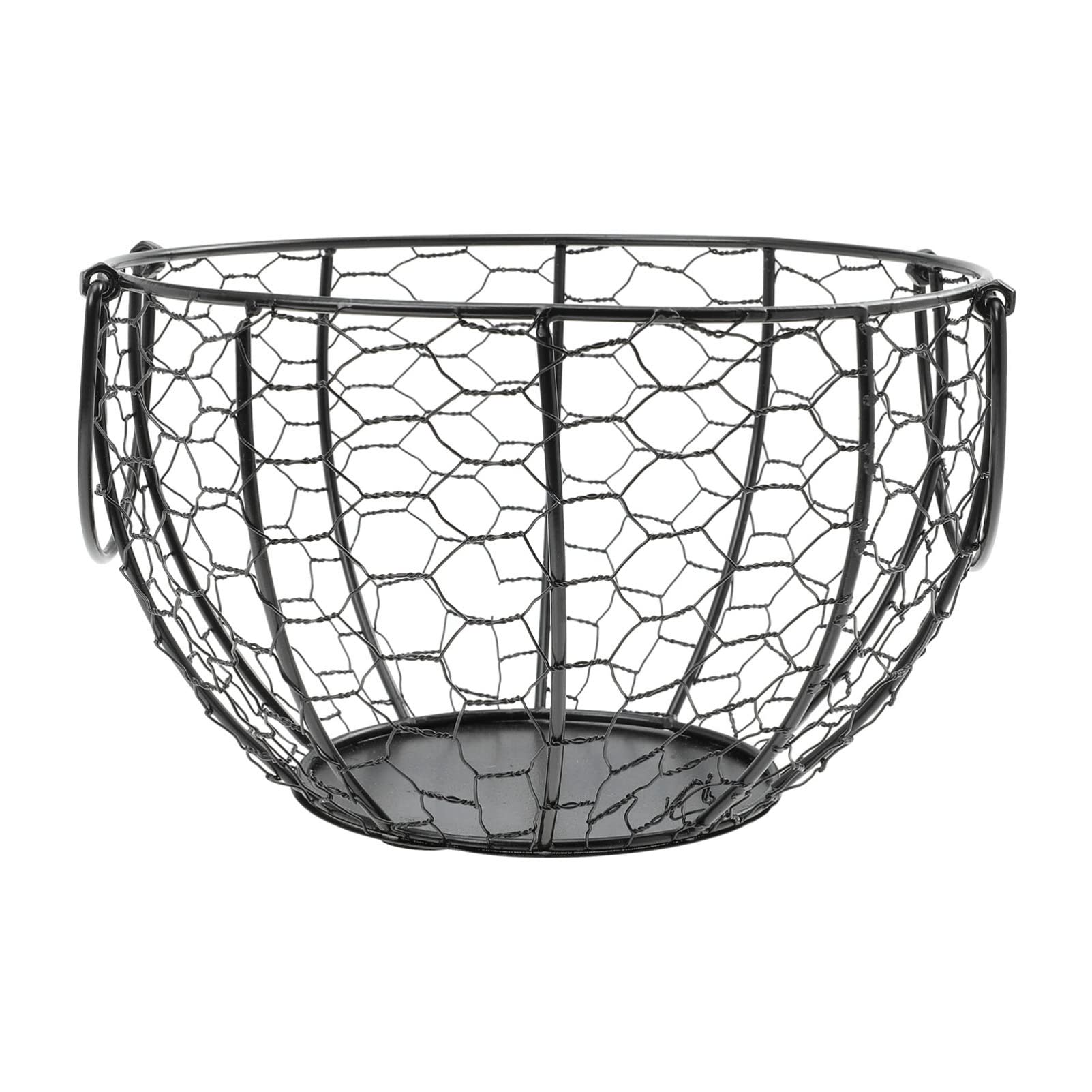 Metal Wire Egg Basket Egg Holder Organizer Case Container Kitchen Egg Storage Basket Fruit Basket Vegetables Fruit Bowl Kitchen Counter Organizers