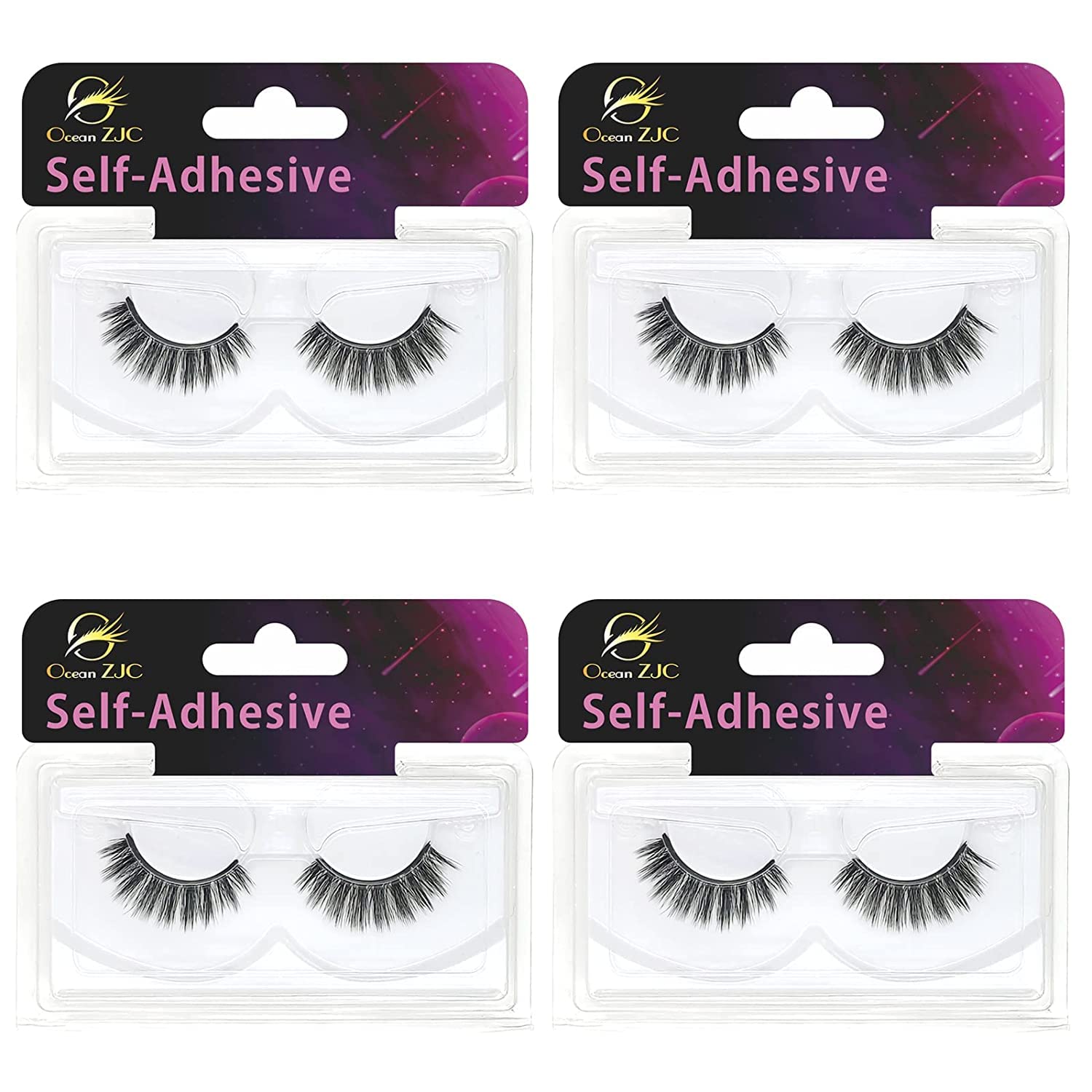 Self Adhesive Eyelashes No Glue or Eyeliner
