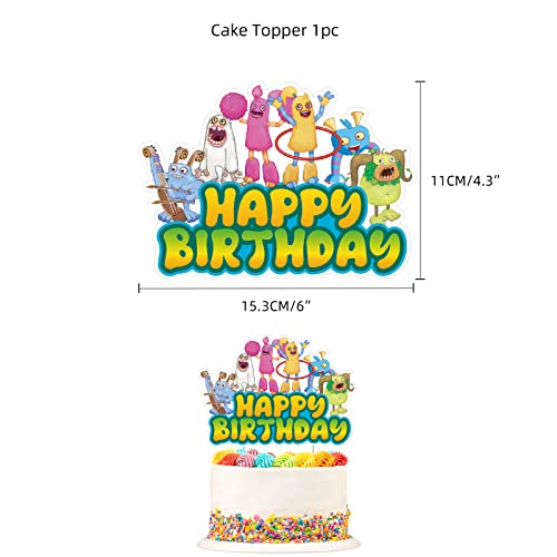 Lingtoolator onsters Birthday Party Decorations Monsters Party Supplies Party Banner Magnetic Wireless Charger, Wireless Magnetic Cell Phone Charger