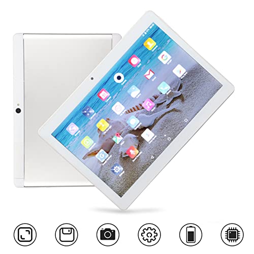 Tablet PC, 10in 1960x1080 IPS HD Touch Screen Tablet Dual SIM Dual Standby Call 2GB 32GB RAM Dual Camera Large Screen Tablet for Tablet PC 100 to 240V(Gold)