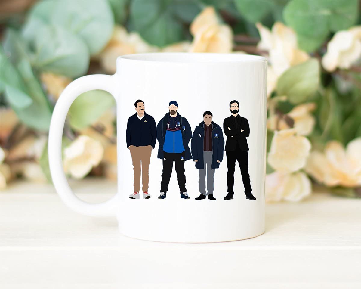 MT Gifts Ted Lasso Mug - Roy Kent - Afc Richmond - Believe Ted Lasso - Be Curious - Ted Lasso gift - Ted Lasso Coffee Mug 11oz, White