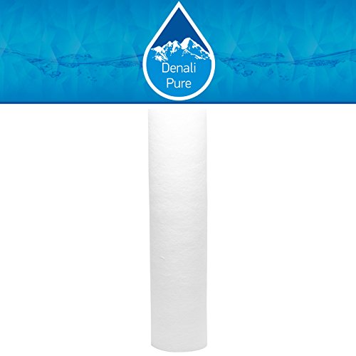 Replacement for Culligan RVF-10 Polypropylene Sediment Filter - Universal 10-inch 5-Micron Cartridge Compatible with Culligan RVF-10 Exterior Water Filter - Denali Pure Brand