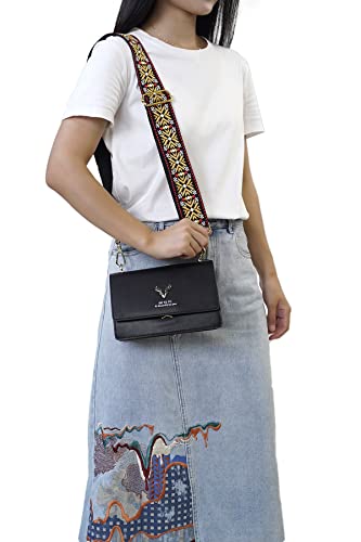 Purse Strap Replacement Crossbody Adjustable Strap for Handbags Tote Bags 2'' Wide Shoulder Bag Strap
